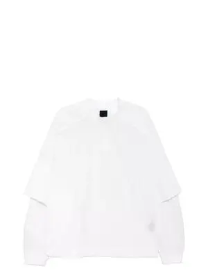 JUUN.J Embroidered Logo Sweatshirts - White