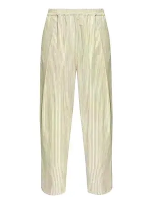 MAISON MARGIELA Pinstripe Trousers - Neutrals