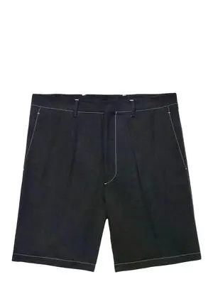 Prada Logo-patch Bermuda Shorts - Black