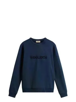 Woolrich Logo-patch Sweatshirt - Blue