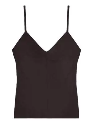 JIL SANDER Sleeveless Tank Top - Brown