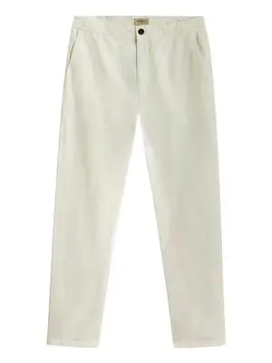 Woolrich Linen Trousers - White