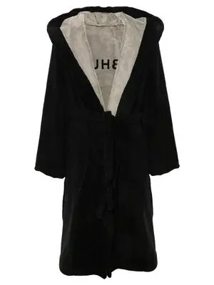 Rick Owens Jacquard-motif Dressing Gown - Black