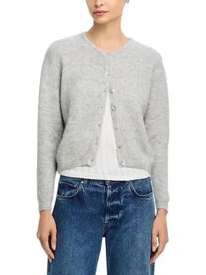 American Vintage Vito Long Sleeve Cardigan - Gris