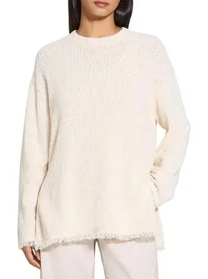 Theory Crewneck Sweater - Ivory