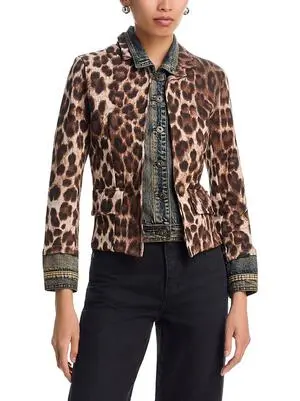 SIX FIFTY Clarissa Jacket - Vintage Leopard
