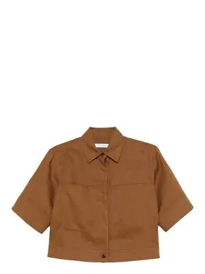 Max Mara Max Mara Linen Shirt Brown