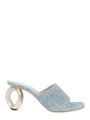 JW Anderson Chain Heel Mule - Blue