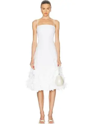 Simkhai Bella Floral Dress - White