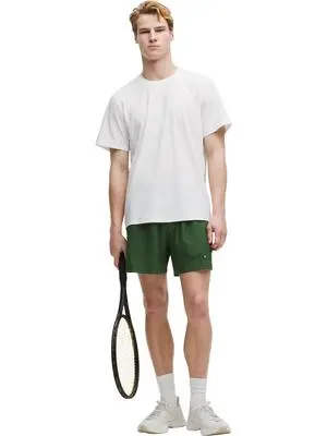 Lululemon Striped Mesh Tennis Short Ivy Grove