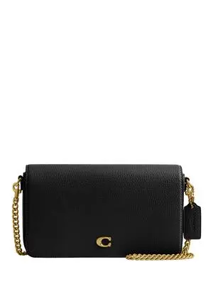 COACH Mila Crossbody Bag With Signature Canvas Brass/black