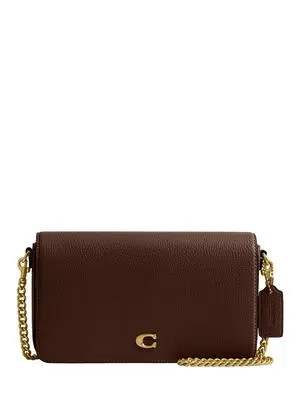 COACH Mila Crossbody Bag With Signature Canvas Brass/maple
