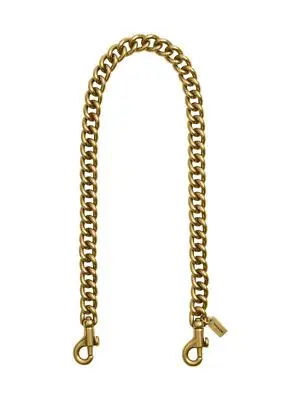 COACH Short Chunky Curb Chain Strap - Brass