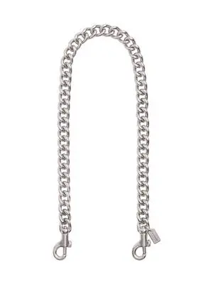 COACH Short Chunky Curb Chain Strap - Silver