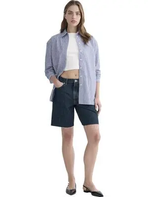 Everlane Baggy Denim Jean Short Dark Indigo