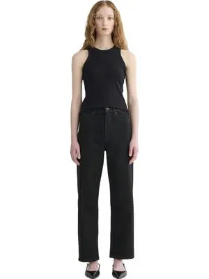 Everlane Way-High® Straight-Leg Jean 2.0 Black