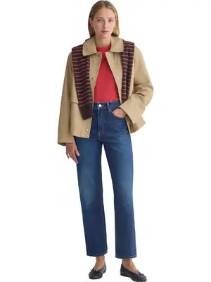 Everlane EVERLANE Way-High® Jean 2.0 Straight Leg Jeans Deep Indigo