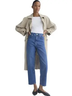 Everlane Way-high® Straight Leg Jean 2.0 - Medium Indigo