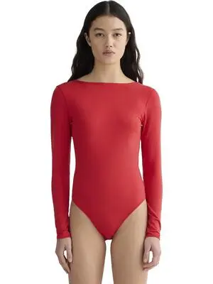 Everlane Form Ballet Bodysuit - Classic Red