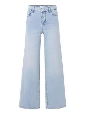 FRAME FRAME Le Slim Palazzo Straight-Leg Jeans Light Denim