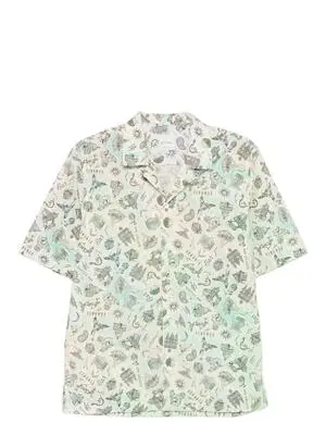 Paul Smith Graphic-print Shirt - Green