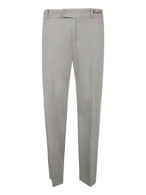 FAMILY FIRST Logo-embroidered Trousers - Neutrals