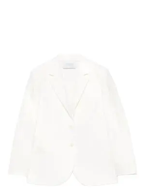 Harris Wharf London Crinkled Blazer - White