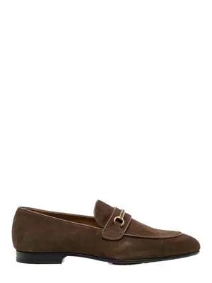 TOM FORD Leather Loafers - Brown