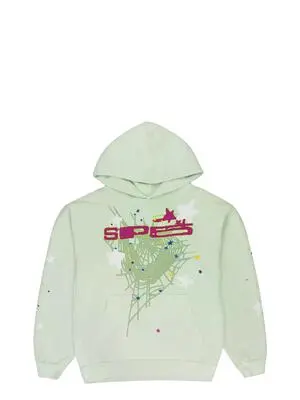 SP5DER Graphic-print Hoodie - Green