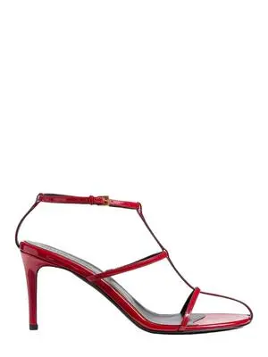 Khaite 75mm Cage Sandals - Red