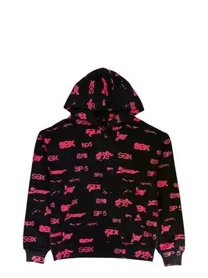 SP5DER Graphic-Print Hoodie