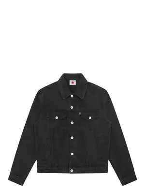 ICECREAM Logo Print Denim Jacket - Black