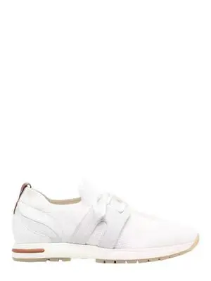 Loro Piana Lace-up Sneakers - White