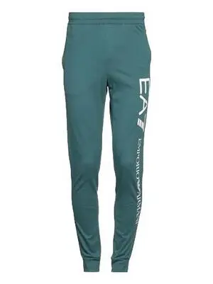 EA7 Man Pants Navy Size Xs Cotton Green