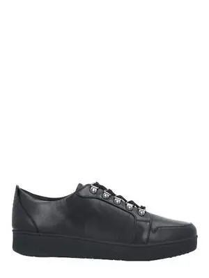 Fitflop Leather Sneakers - Black