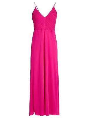 Patrizia Pepe Maxi Dress - Fuchsia
