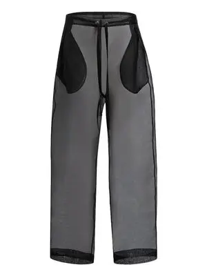 Khaite Silk Trousers - Black