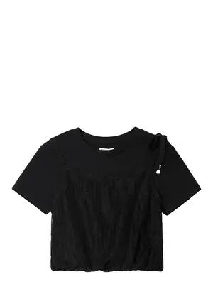 MUSIUM DIV. Layered Top - Black