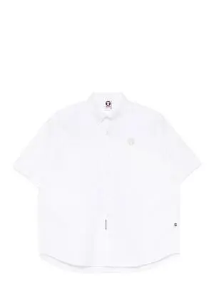 AAPE BY *A BATHING APE Aapenow Moonface-logo Shirt - White