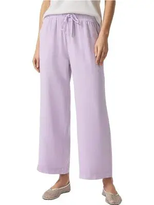 Splendid Angie Crop Wide Leg Pant - Blue