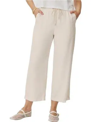 Splendid Angie Crop Wide Leg Pant - Neutral