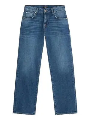7 For All Mankind Calie Straight In Explorer - Red