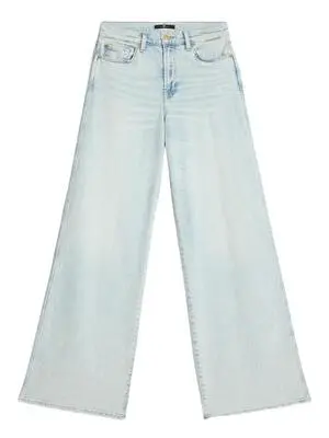 7 For All Mankind Luxe Vintage Lotta Wide-leg Jeans - Blue