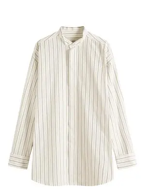 Ami Oversized Shirt - Off White/blue