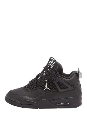 JORDAN Air Jordan 4 W Sneaker Black/black/mtlc Silver