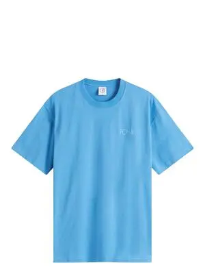 POLAR SKATE CO. Stroke Logo Contrast T-shirt - French Blue
