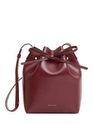 MANSUR GAVRIEL Mini Bucket Bag Claret