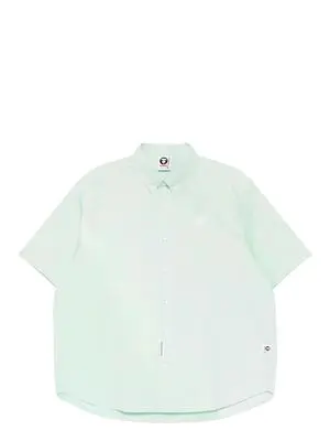 AAPE BY *A BATHING APE® Aapenow Moonface-logo Shirt - Green