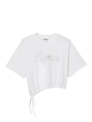 MUSIUM DIV. Logo-print T-shirt - White