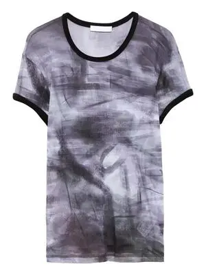 Helmut Lang Graphic-print T-shirt - Brown